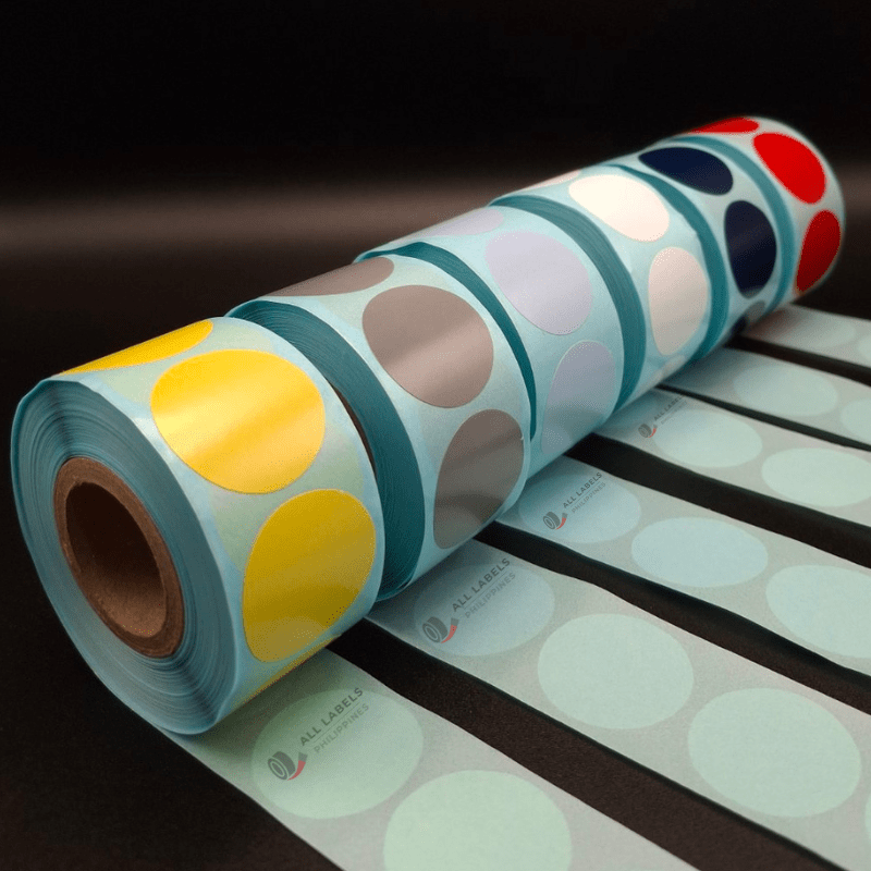 Colored Round Label Stickers - All Labels Philippines